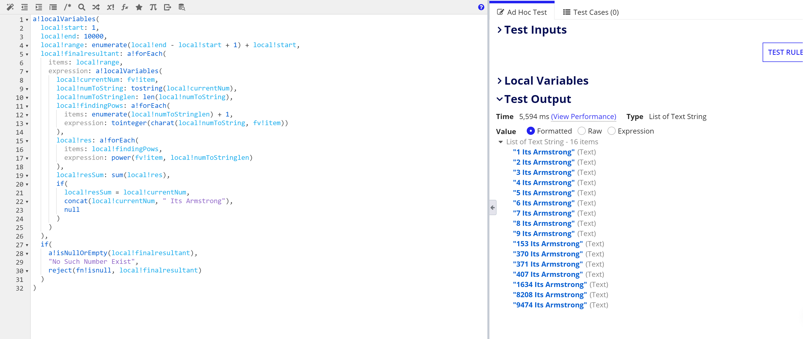Armstrong Number In Appian – Appian Tips